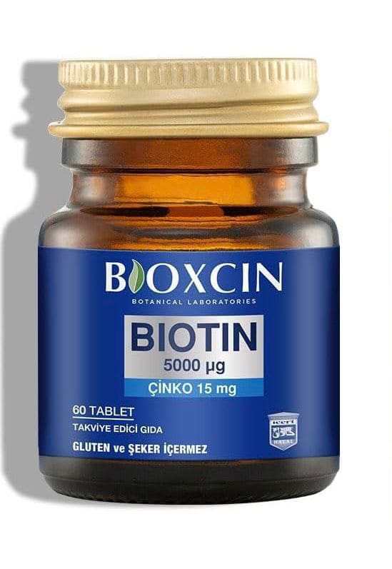 Bioxcin Таблетки биотин 5000MCG - 60бр. | Nature Life is Good