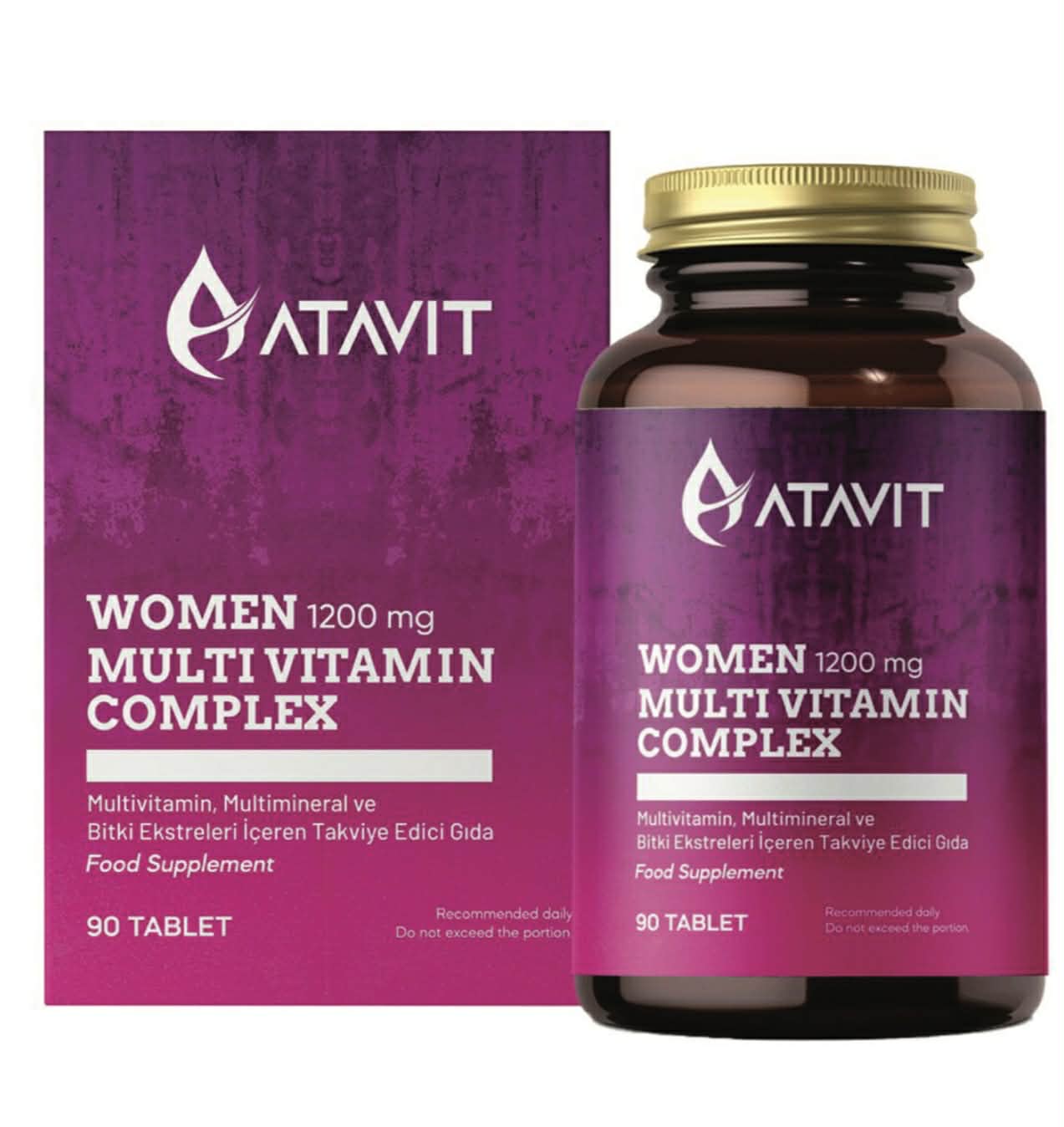 ATAVIT Women Multivitamin Complex 1200 mg – 90 табле | Nature Life is Good