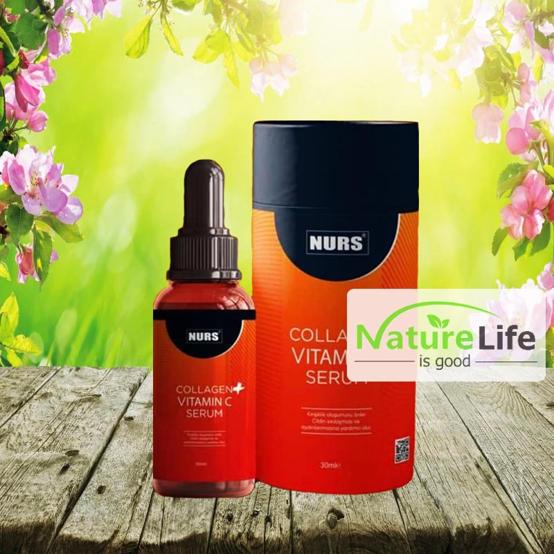 Nurs Серум за лице ВИТАМИН С КОЛАГЕН 30мл Nature Life Is Good